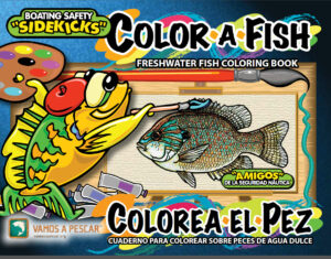 Freshwater Fish Coloring Book for Kids in English and Spanish - Boater Kids