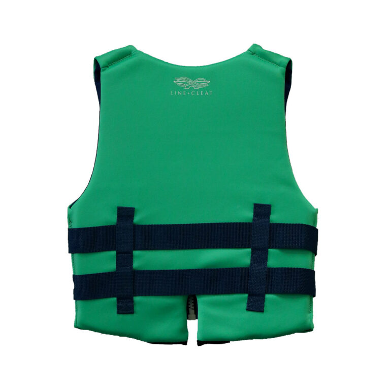 Line + Cleat Youth Life Jacket - Green - Boater Kids